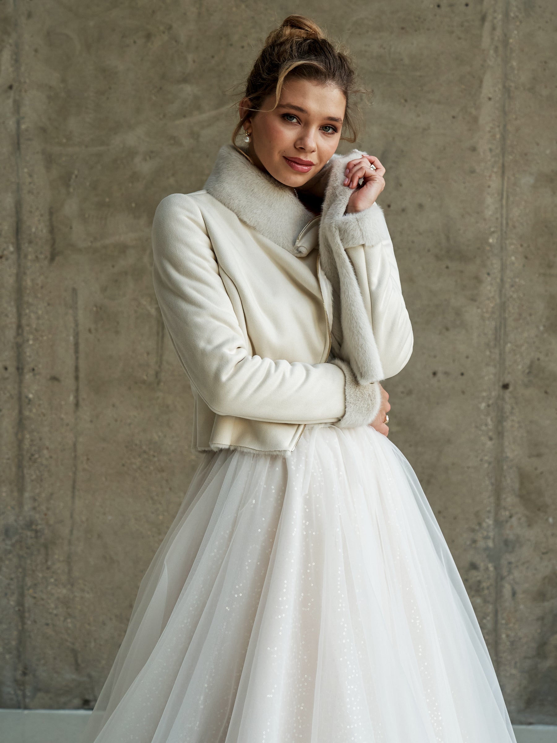 Vegan Fur Party Jacket – Blush Bridesmaids Top & Perfect Gift ...