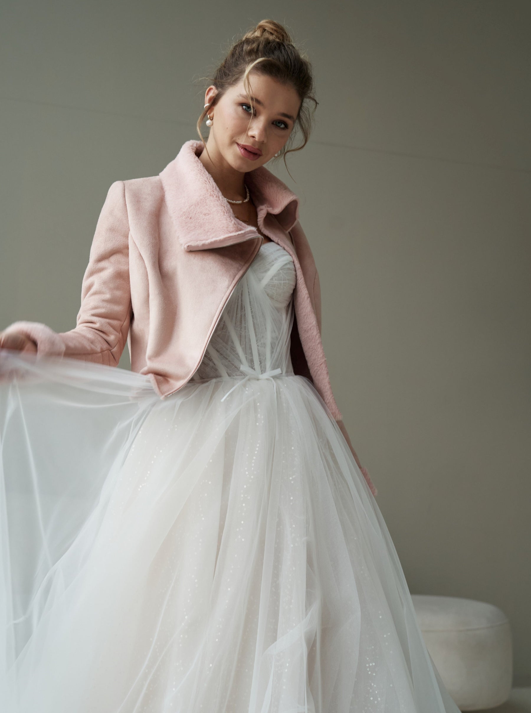 Vegan Fur Party Jacket – Blush Bridesmaids Top & Perfect Gift ...