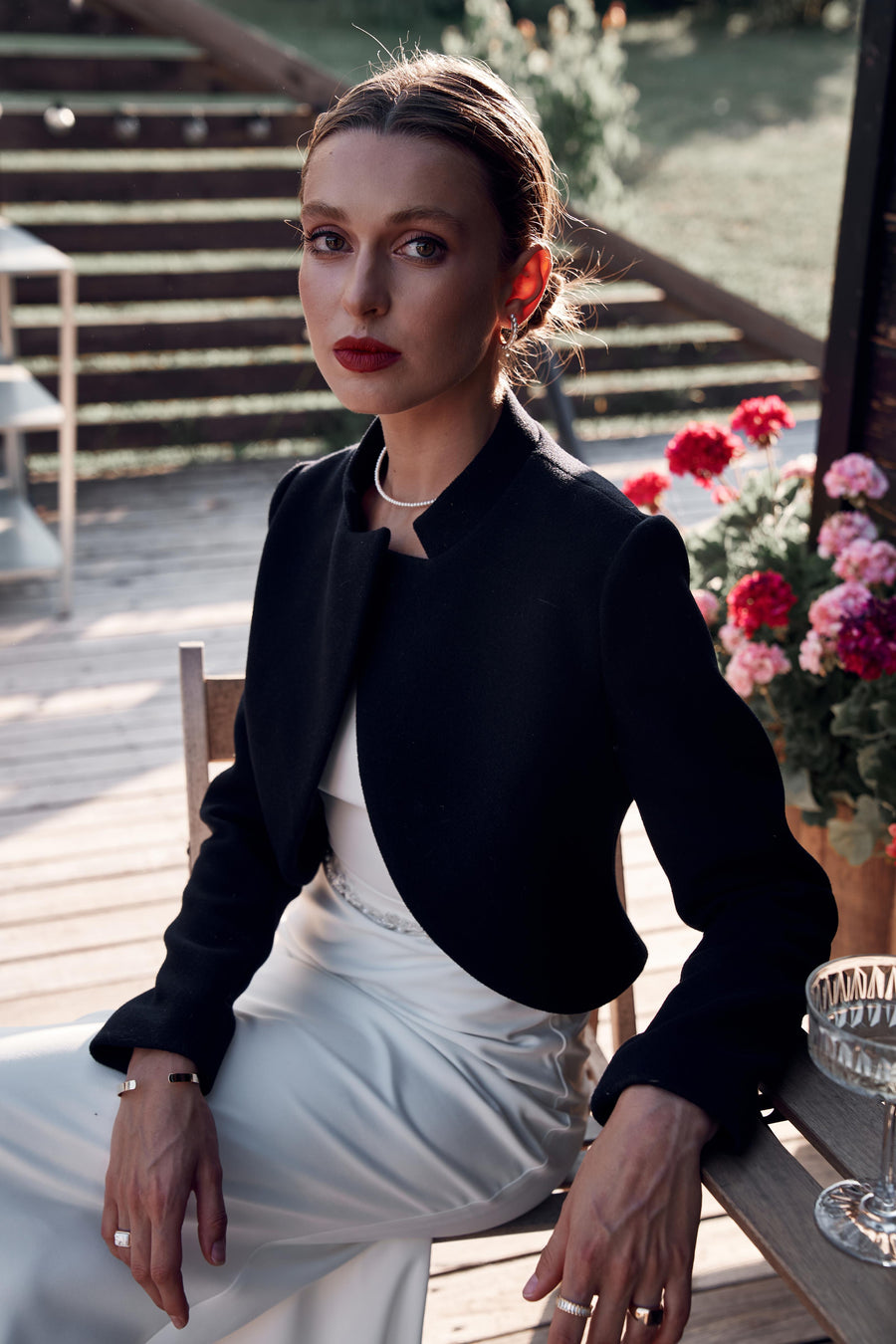 Wool Wrap Black Jacket – Perfect for Evening or Wedding Dresses ...